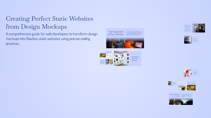Creating Perfect Static Websites from Design Mockups by Sainath CHARY ...