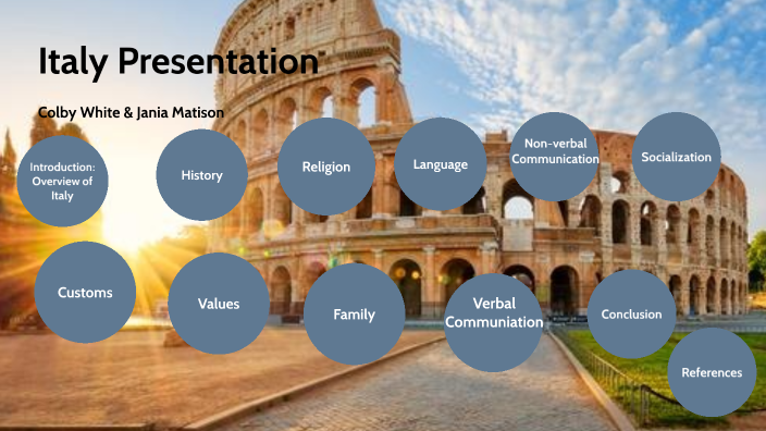 Italy Presentation by Colby White on Prezi