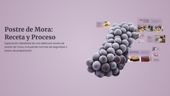 Postre de Mora: Receta y Proceso by samantha lopez castañeda on Prezi