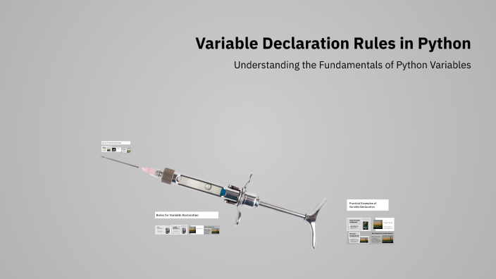 Variable Declaration Rules in Python by Sourabh Khopade on Prezi