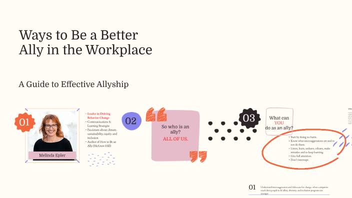 How to Be a Better Ally in the Workplace by Rowela Kent on Prezi