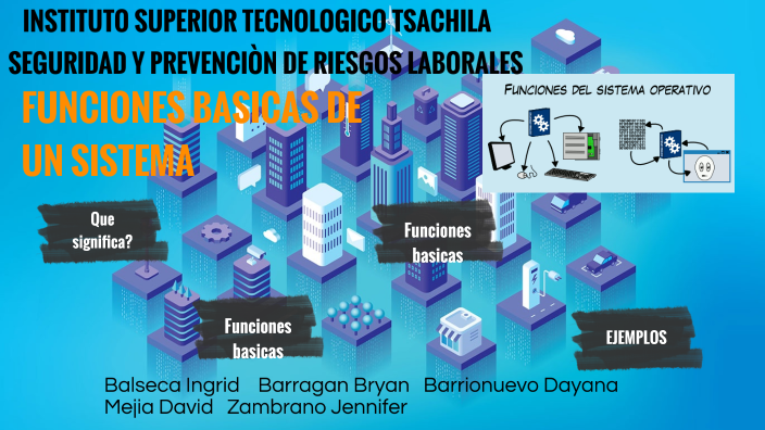 FUNCIONES BASICAS DE UN SISTEMA by BRYAN BARRAGAN YANQUI on Prezi