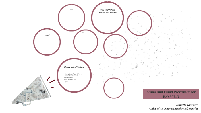 Scams and Fraud Prevention for R.O.M.E.O by Johnetta Guishard on Prezi