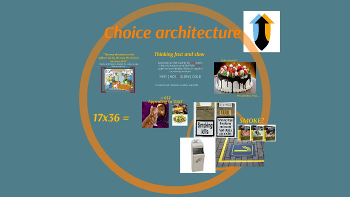 introduction to choice architecture by shem ap Geraint