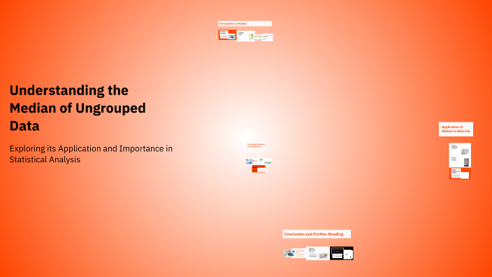 Understanding the Median of Ungrouped Data by Sindaw Youth Association ...