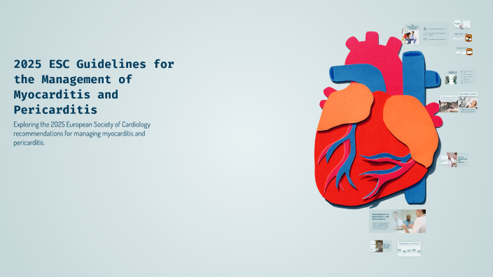 2025 ESC Guidelines for the Management of Myocarditis and Pericarditis ...