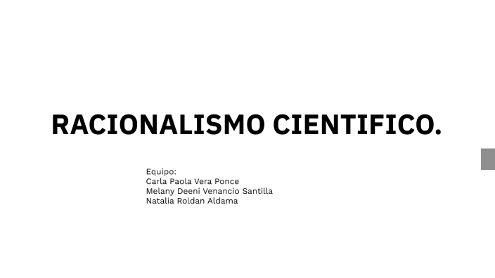 Racionalismo Cientifico by Natalia Roldán Aldama on Prezi