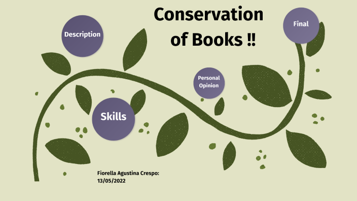 conservation of books by Agustina Crespo on Prezi