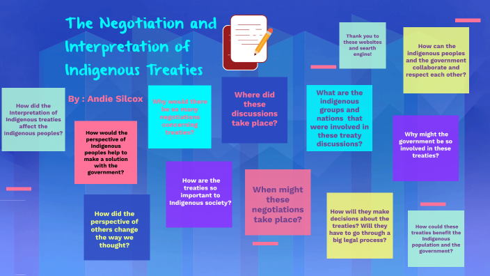 The negotiation and interpretation of Indigenous treaties by Andie ...