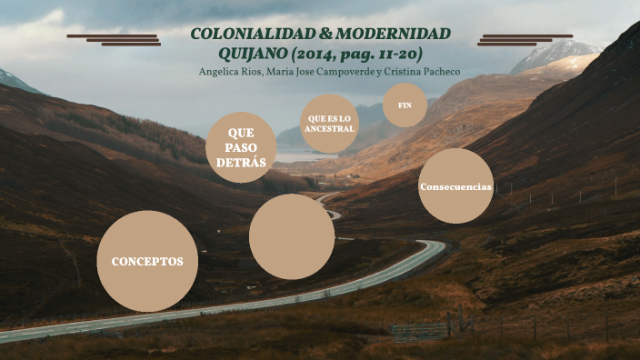 COLONIALIDAD & MODERNIDAD by Angélica Ríos Yánez on Prezi