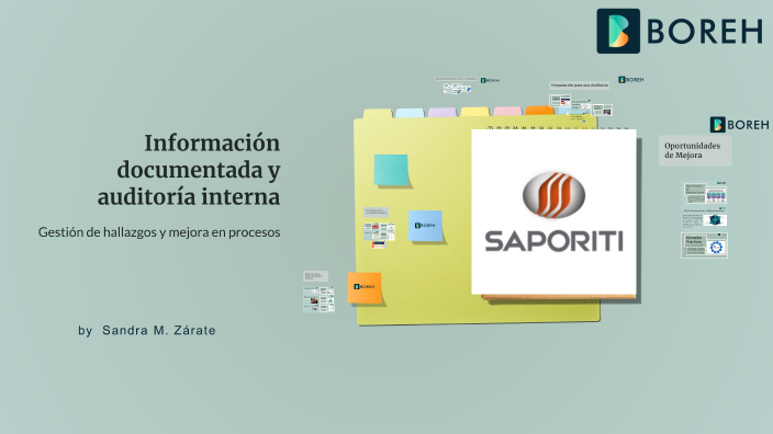 Información documentada y auditoría interna by Sabrina Zárate on Prezi
