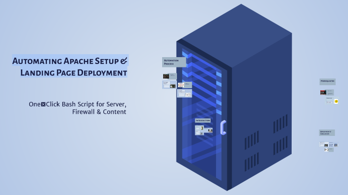 Automating Apache Setup & Landing Page Deployment by SHUBHANG SUDHANSU on Prezi