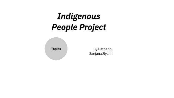 Indigenous people project by Sanjana Mandapati on Prezi