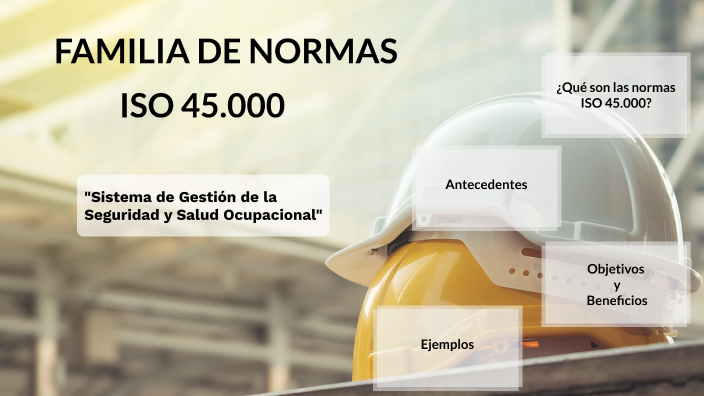 Familia de Normas ISO 45.000 by Wilfredo Simón Castillo Castroman on Prezi