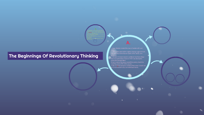 The Beginnings Of Revolutionary Thinking by Victoria Eanes on Prezi