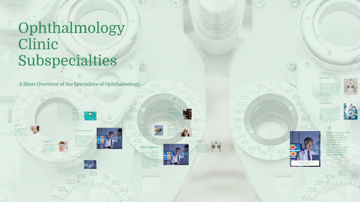 Overview of Ophthalmology Subspecialties by Aziz Otb on Prezi