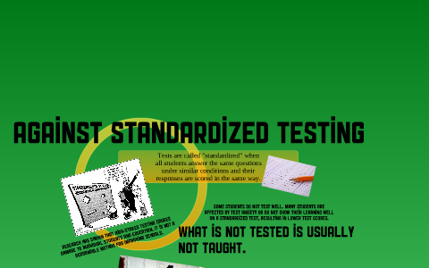 Against Standardized Testing by Jessica Baron