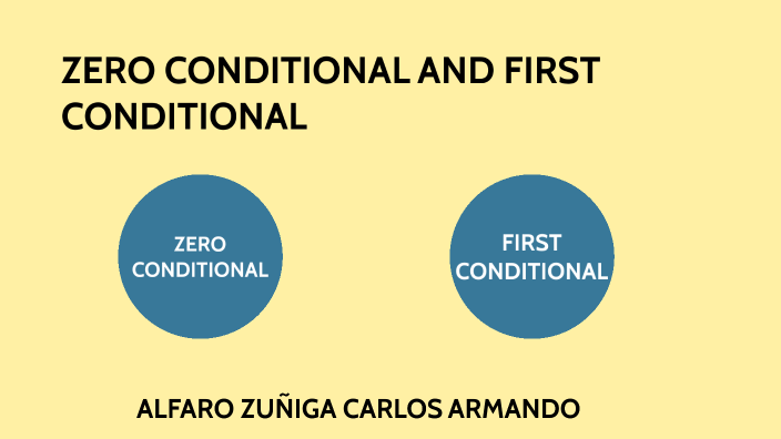 ZERO CONDITIONAL AND FIRST CONDITIONAL by Carlos Zuñiga on Prezi