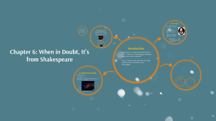 Chapter 5: When in Doubt, It's Shakespeare by abby bracey on Prezi