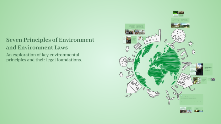 Seven Principles of Environment and Environment Laws by jaybe james on ...