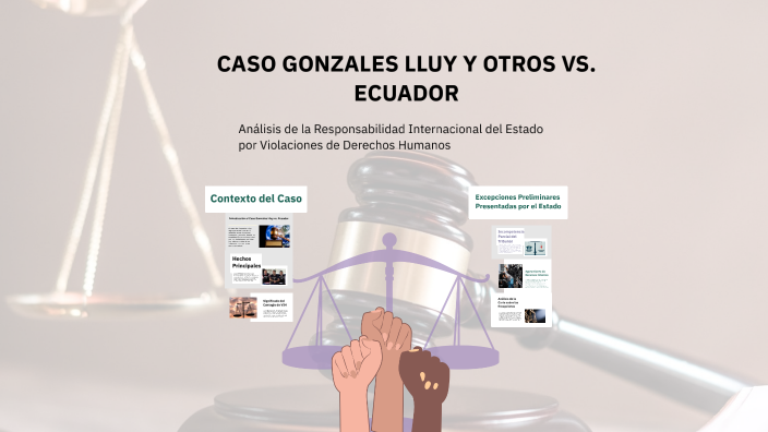 CASO GONZALES LLUY Y OTROS VS. ECUADOR by Jhon alvarado on Prezi
