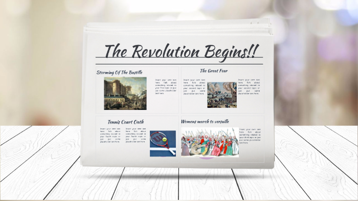 french revolution newspaper article by Owen Keener on Prezi