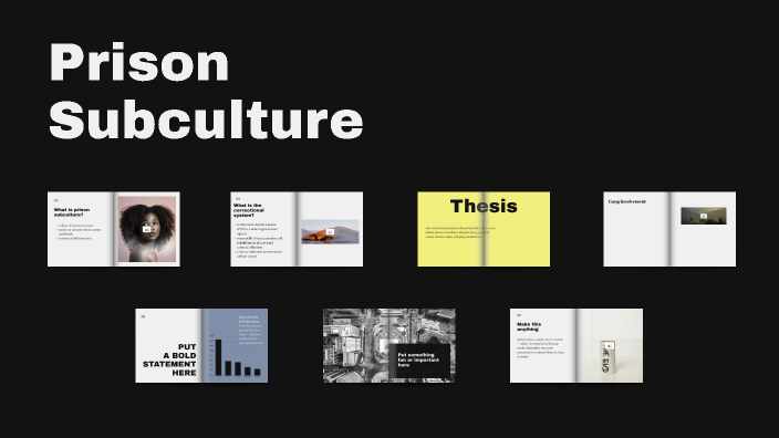 Prison Subculture by Emma Gullo on Prezi