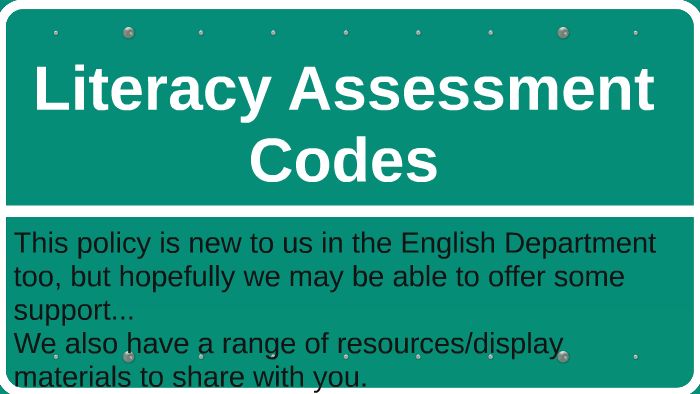 Literacy Codes by Emma Clayton on Prezi