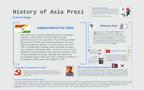 History of Asia Powerpoint by DJ Fortner on Prezi