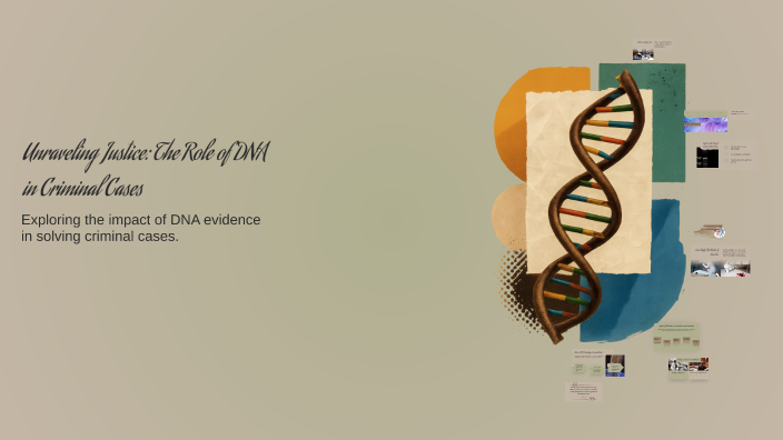 Unraveling Justice: The Role of DNA in Criminal Cases by JOZALYNN ...
