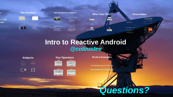 Reactive Android 101 by Colin Lee