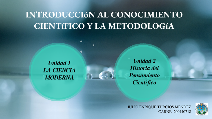 LA CIENCIA MODERNA. SURGIMIENTO Y CARACTERISTICAS by Julio Enrique ...