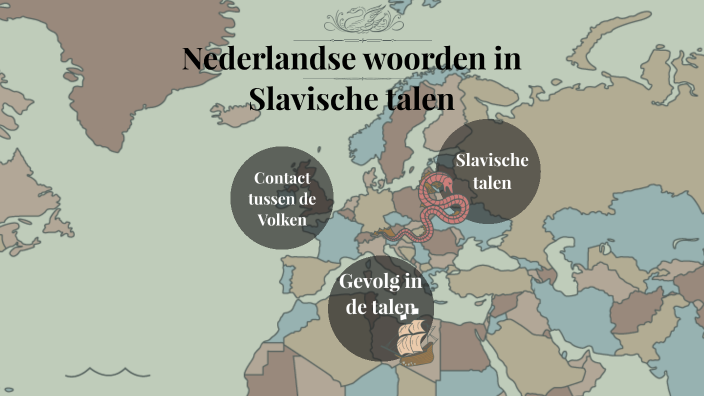 Nederlands Taalbeschouwing Nederlandse woorden in Slavische talen by ...