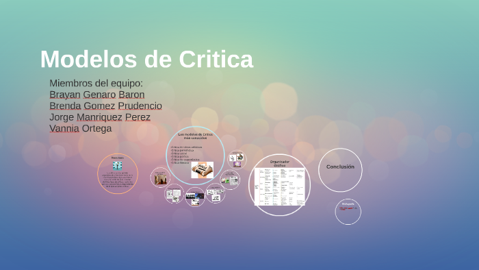 Modelos de Critica by Jorge Manríquez Pérez on Prezi