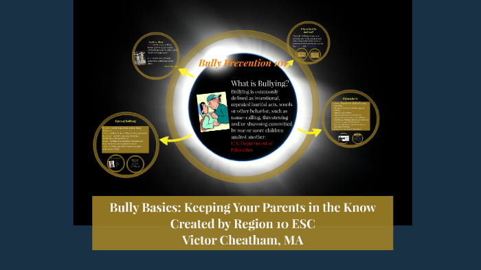 Bully Prevention Parent Presentation by Victor Cheatham on Prezi