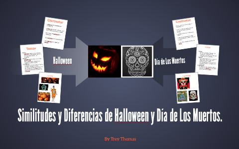 Similitudes y Diferencias de Halloween y Día de Los Muertos. by Trey ...