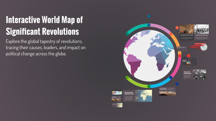 Interactive World Map of Significant Revolutions by Adrienne Gainer on ...