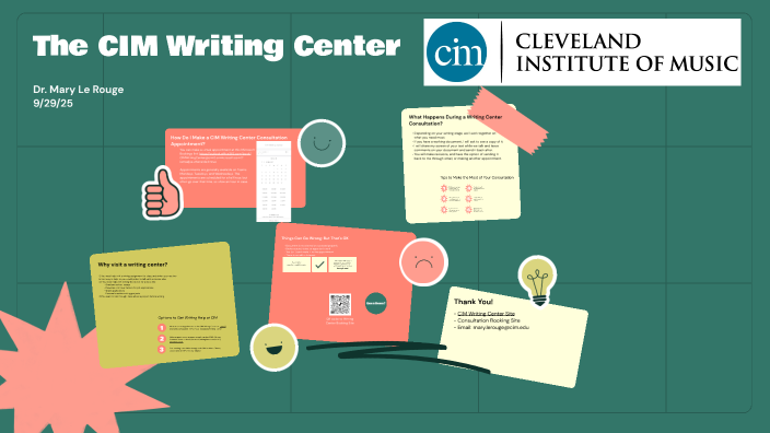 The CIM Writing Center by Mary Le Rouge on Prezi