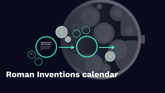 Roman Inventions calendar by Reagan Fisher on Prezi