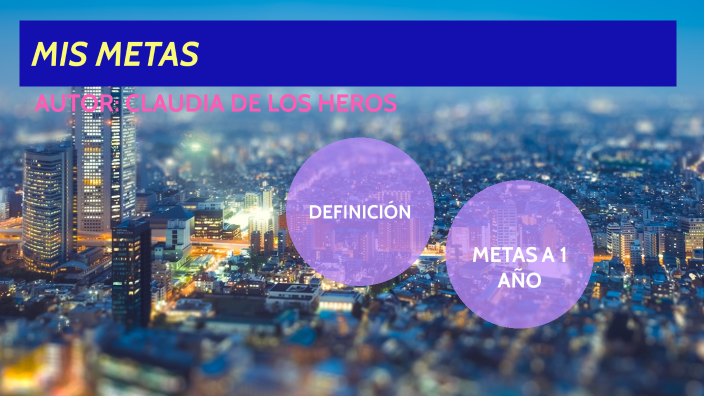 MIS METAS by Claudia Grace de los Heros Ciudad on Prezi
