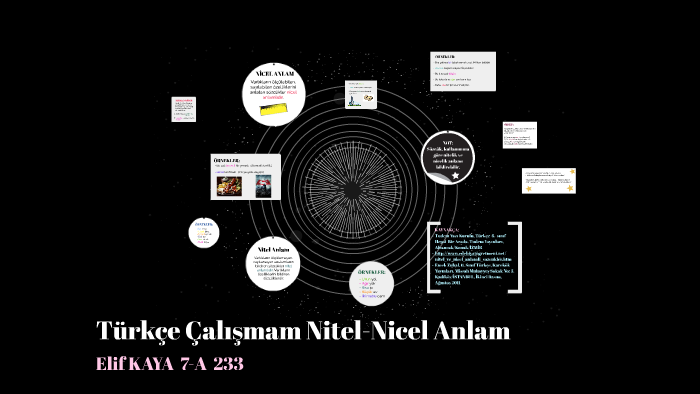 Türkçe Proje Görevi Nitel- Nicel Anlam by Elif Kaya on Prezi