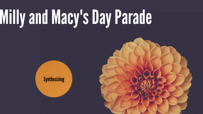 2nd grade Synthesizing Milly & the Macy's Day Parade by Juli Porflit on ...