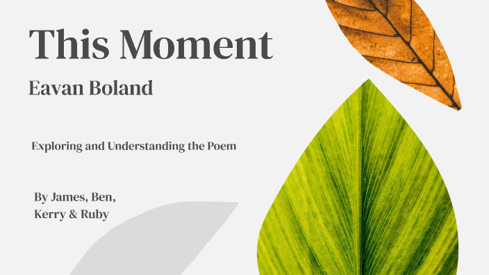 This Moment by Ruby O'Donnell,James Coffey,Ben Gubbins and Kerry O ...