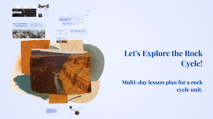 Exploring the Rock Cycle: A Comprehensive Lesson Plan by Alana Larson ...