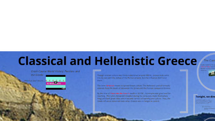 Classical and Hellenistic Greece by Robert Crisp on Prezi