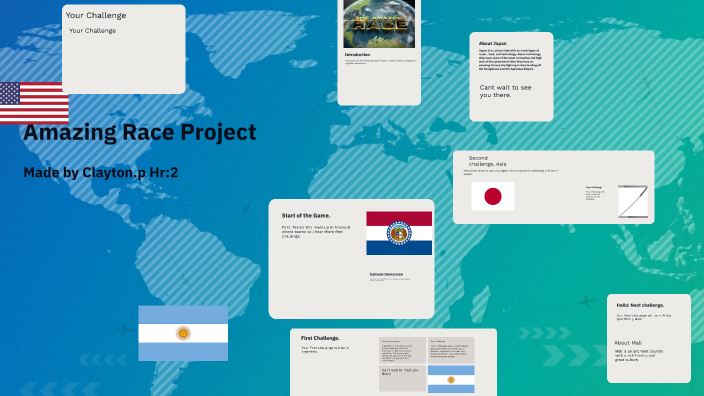 Amazing Race Project by Clayton Platt on Prezi
