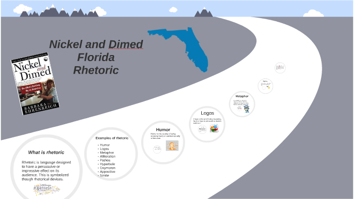 Rhetorical Device Nickel and Dimed by Brett Thomas on Prezi
