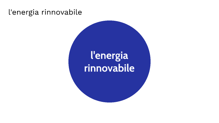l'energia rinnovabile by THOMAS CASTELLANI on Prezi