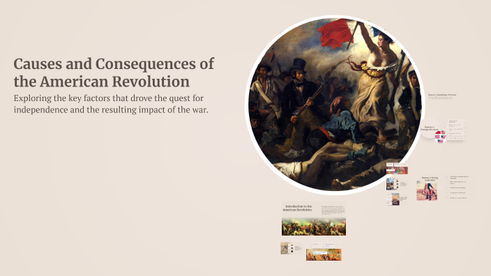 Causes and Consequences of the American Revolution by wyatt chambers on ...