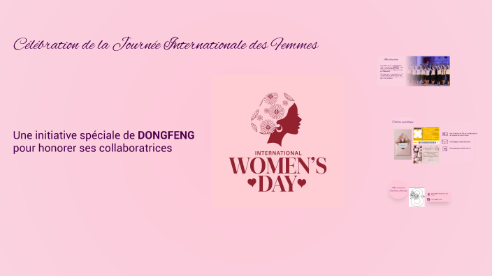 Célébration de la Journée Internationale des Femmes by ikram afif on Prezi